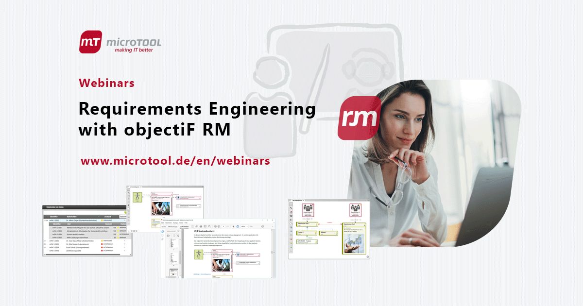 Requirements Engineering with objectiF RM | microTOOL