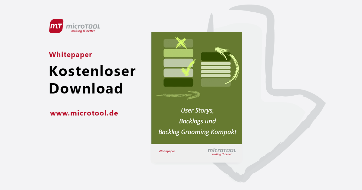 User Storys, Backlogs, Backlog Grooming kompakt | microTOOL