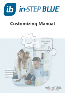 in-STEP BLUE - Customizing Manual | microTOOL
