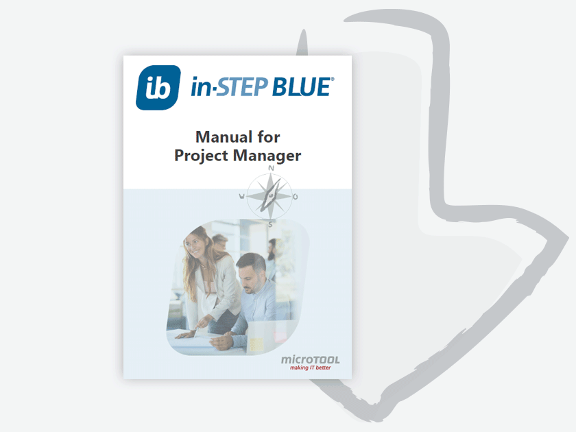 in-STEP BLUE - Manual for Project Manager | microTOOL