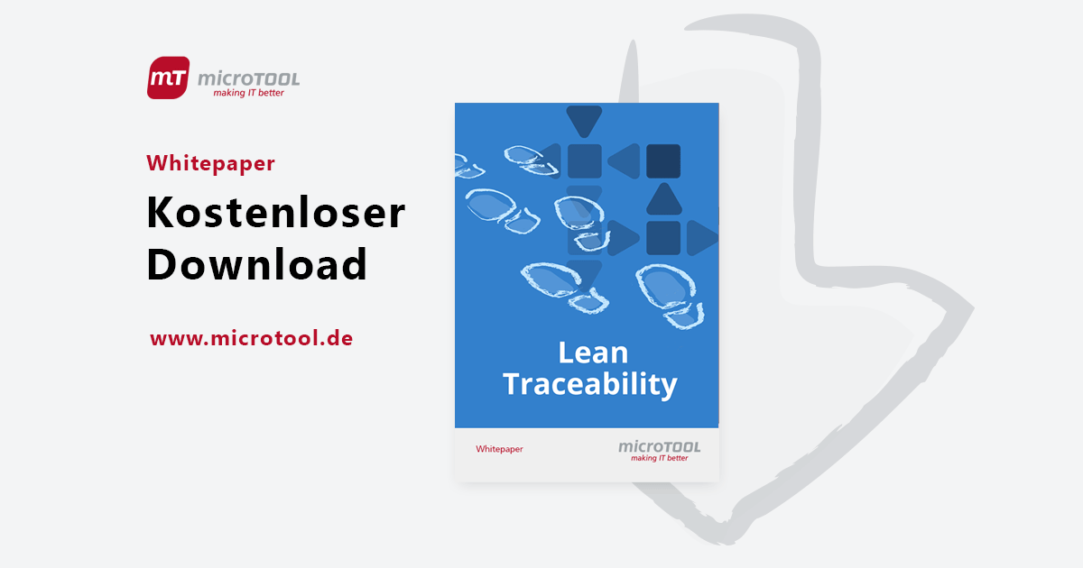 Whitepaper - Lean Traceability | microTOOL