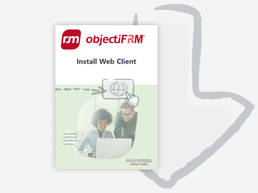 objectiF RM - Install Web Client | microTOOL