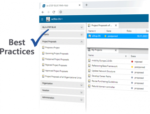 Process Management Software in-STEP BLUE | microTOOL