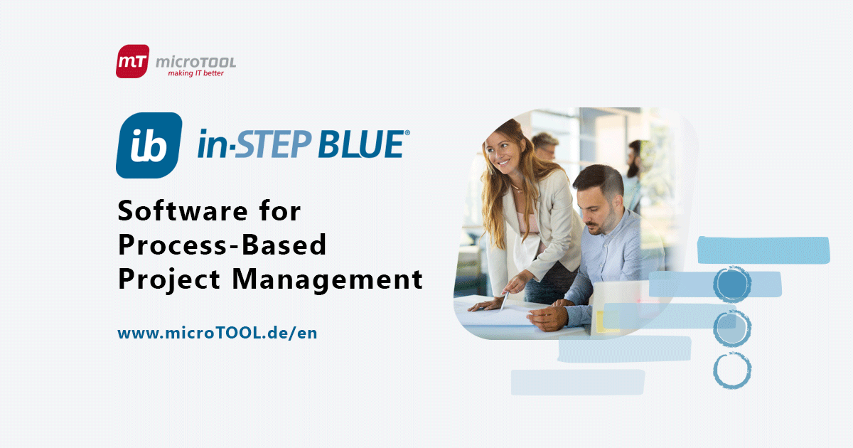 Software for Process-Based Project Management in-STEP BLUE